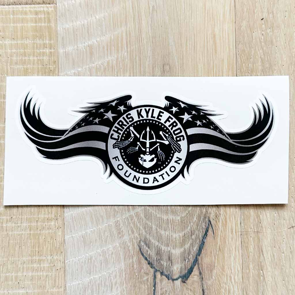CKFF Wing Sticker Decal – Taya and Chris Kyle Family - American Legacy